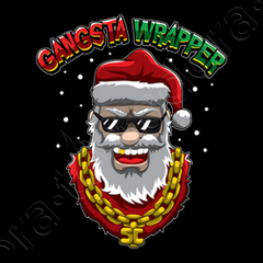 Gangsta wrapper santa claus from tha hood t sh. tostadora