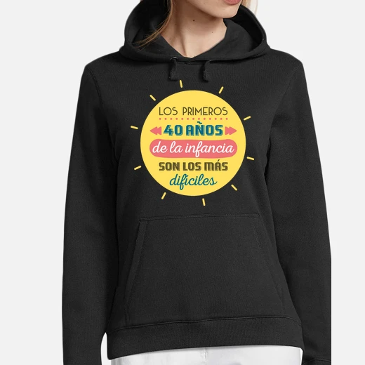 Sudadera los primeros 40 años de la infan... | laTostadora Sudadera los primeros 40 años de la infan... | laTostadora
