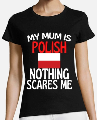 Mum in polish store